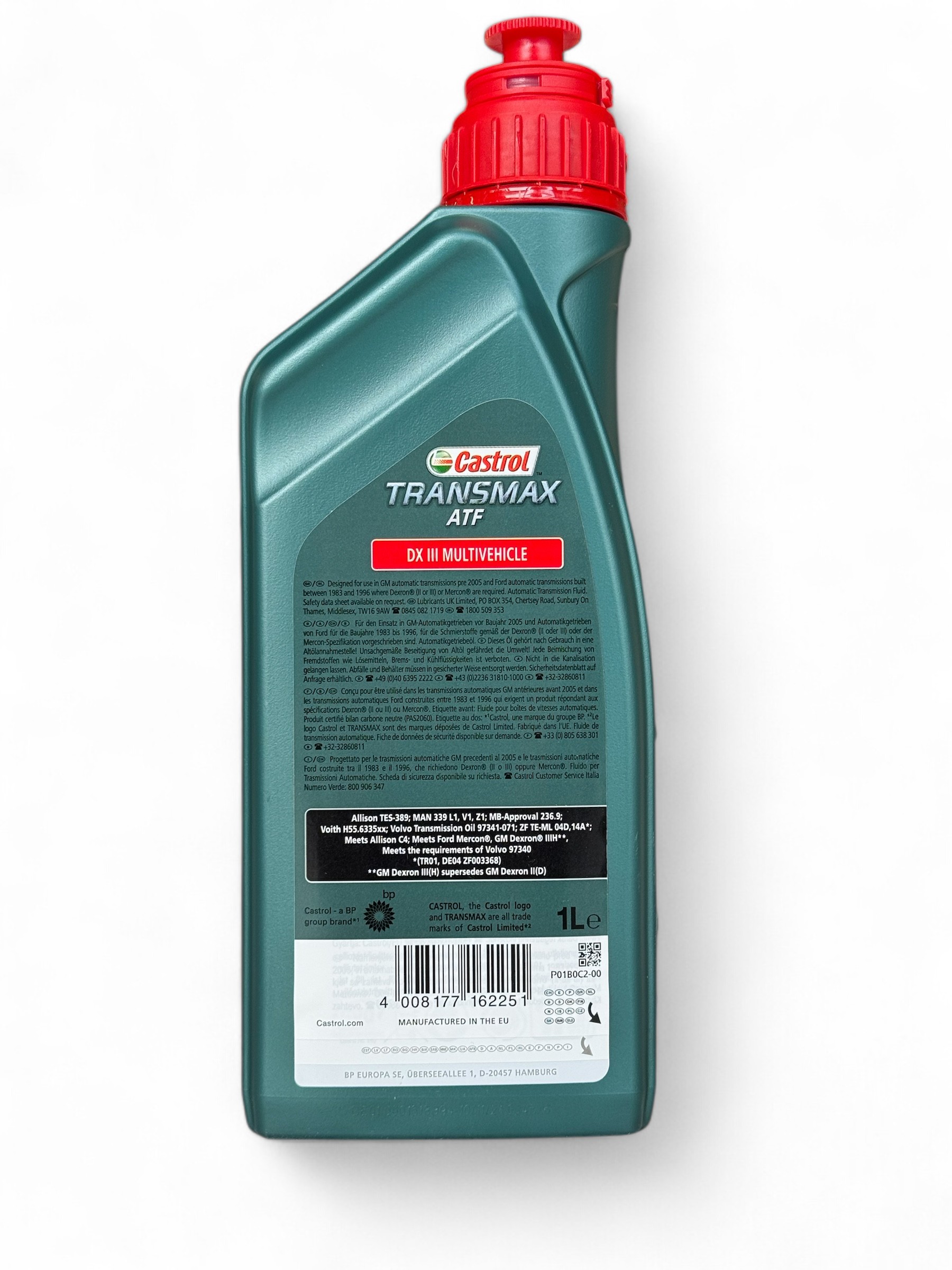 Transmax ATF DX IlI MV gearolie | Castrol | Landberg.dk