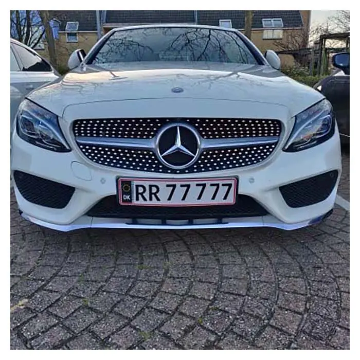 DK-skilt til nummerplade sort - | Landberg.dk