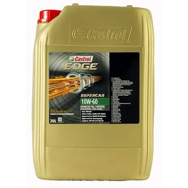 Castrol EDGE 10W-60 motorolie 20L - | Landberg.dk