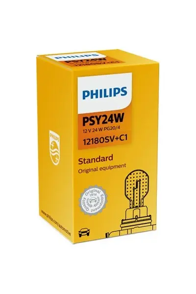 Philips SilverVision PSY24W Chrome Blinklys Pære