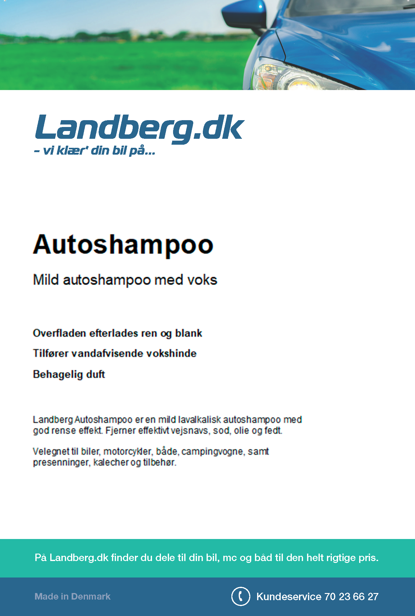 Landberg Autoshampoo 1L| Landberg