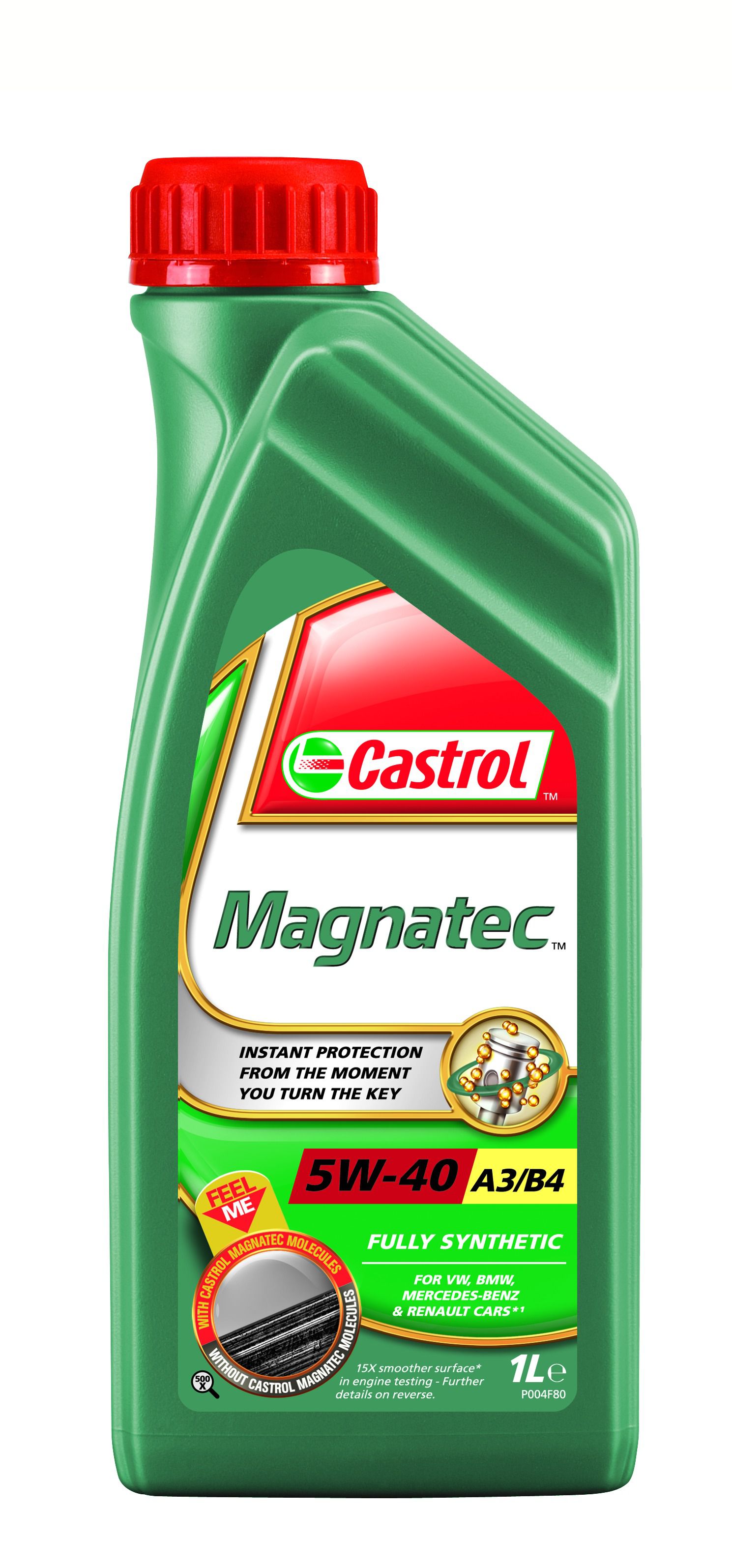 Magnatec 5W40 A3/B4 fuldsyntetisk olie - 1L | Castrol | Landberg.dk