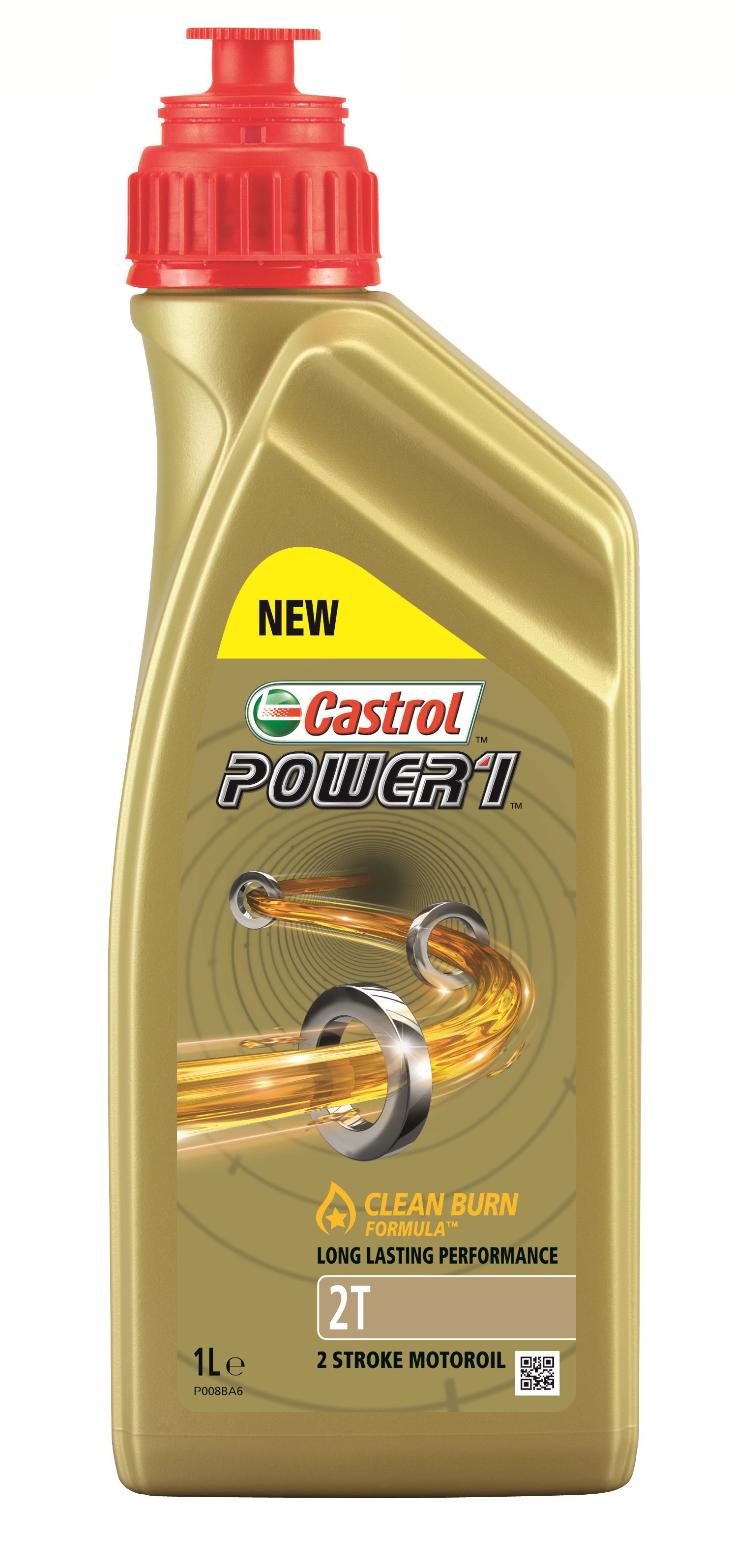 Power 1 2T motorcykel olie - 1 Liter | Castrol | Landberg.dk