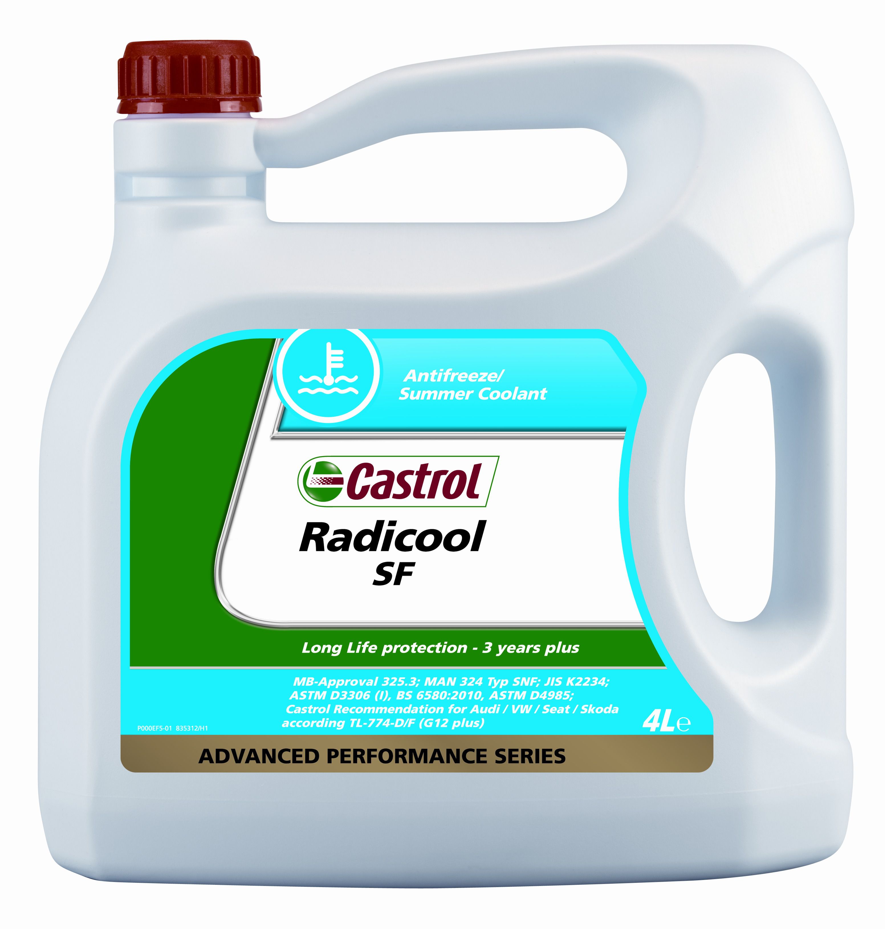 Radicool Kølervæske SF - 4 Liter | Castrol | Landberg.dk