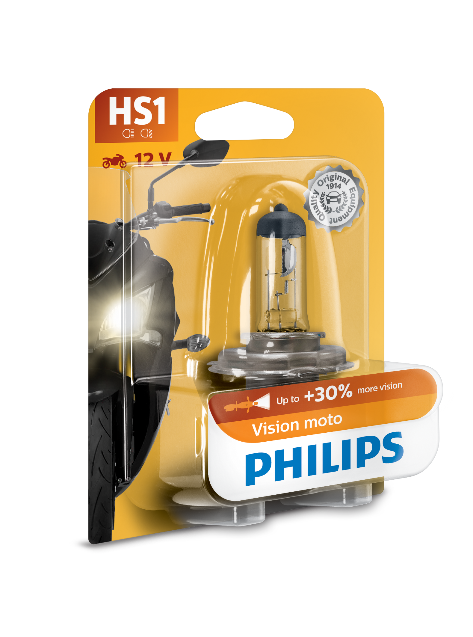 Motovision HS1 MC pære | Philips | Landberg.dk